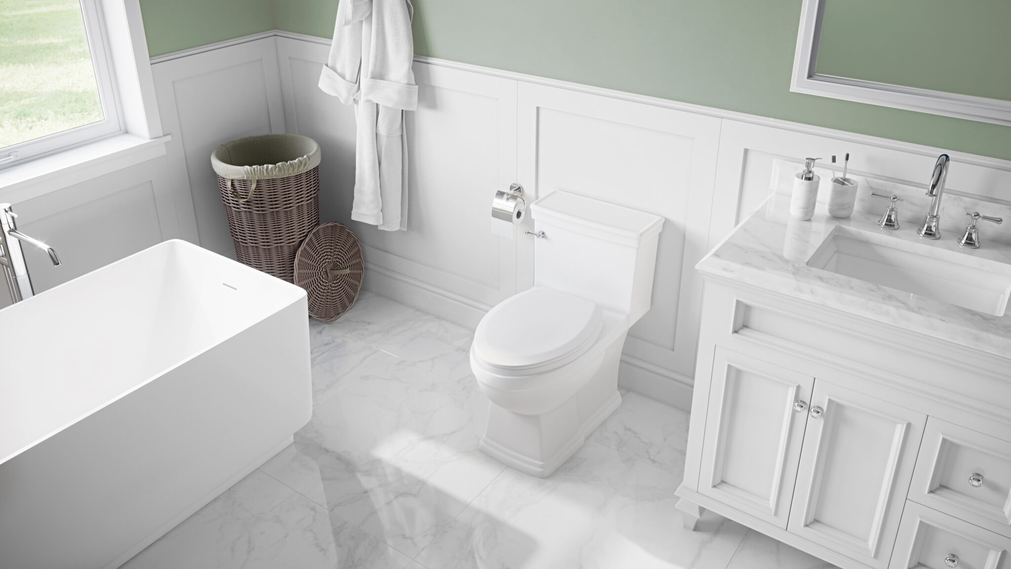 JULIAN SKIRTED One-Piece Toilet – ICERA